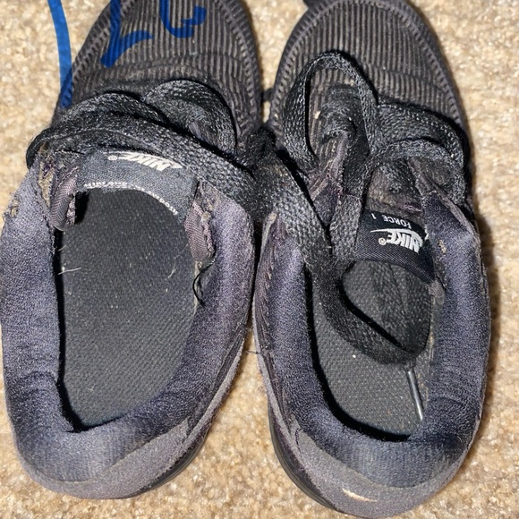 Nike | Shoes | Price Drop Size 2 Boys Black Corduroy Nike Air Force 1 ...